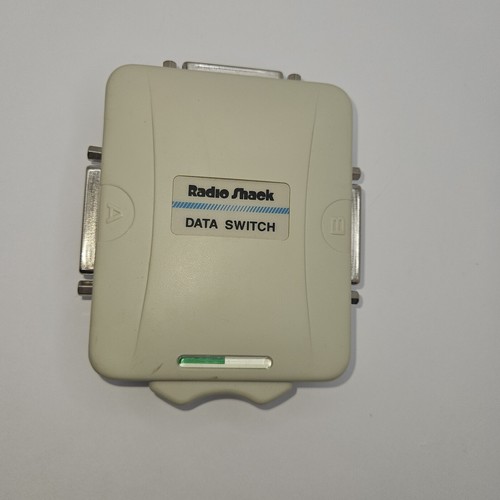 Vintage Radio Shack Parallel Port Data Switch Box Manual Selector DB25 ...
