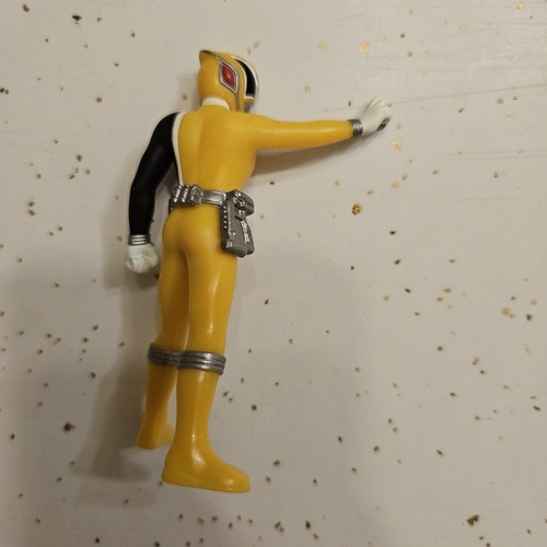 Deka Yellow Power Rangers 3.5 inch molded figure SPD DekaRanger | eBay