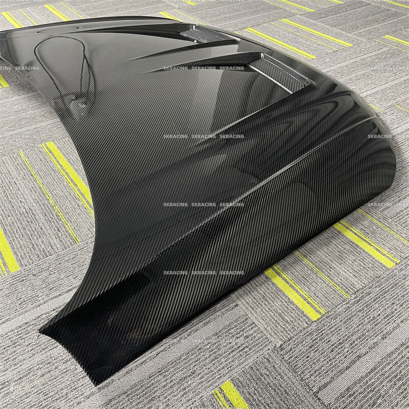 Dry Carbon Fiber Front Hood Panel Enginne Cover Kit Fits Audi Q5 Q8 SQ8 ...