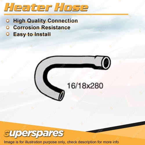 Heater Outlet Hose 16/18 x 280mm for Toyota Hilux LN147R LN152R LN167R ...