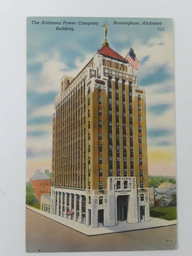 Alabama Power Company Building, Birmingham, AL Vintage Postcard | eBay
