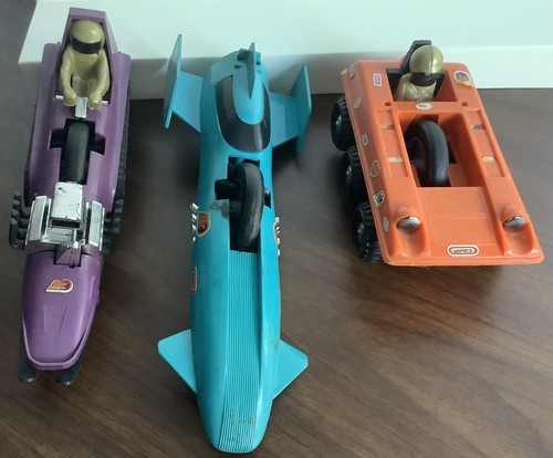 Lot Of 3 1970 Kenner SSP Super Sonic Teal Laker Special Dune Digger ...