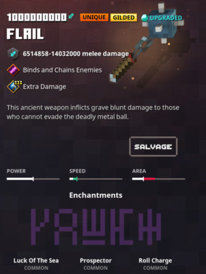 Minecraft Dungeons -Flail Unique Gilded (Xbox)(PS4)(Switch)(PC) | eBay