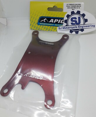 APICO GAS GAS TXT PRO FRONT MUDGUARD FENDER BRACE BRACKET RED RAGA ...