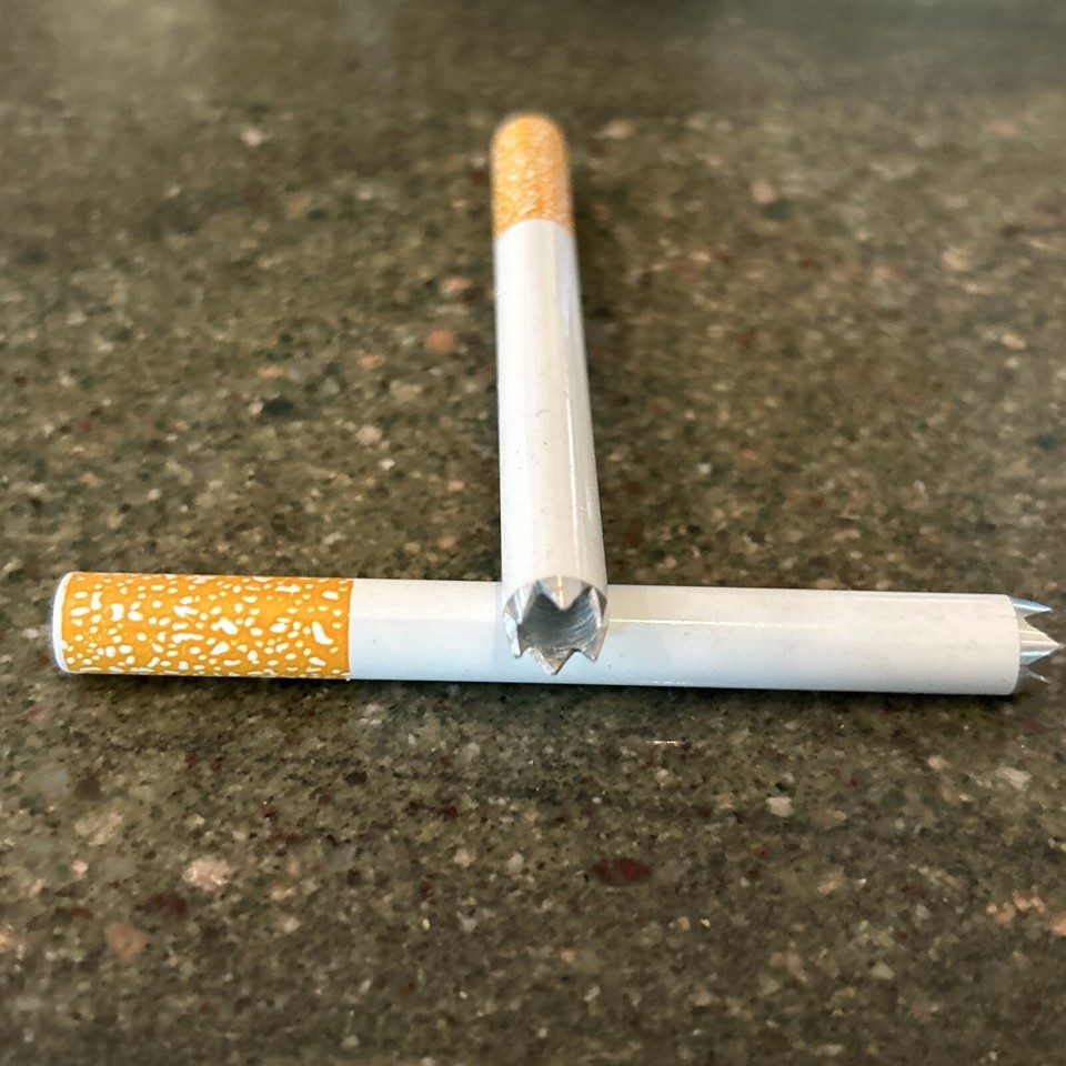 5 Pack 3” One Hitter Pipe Aluminum Bat Tobacco Smoking Dugout poker ...