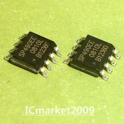 10 PCS SP490EEN SOP-8 SP490EE SP490 Enhanced Full Duplex RS-485 ...