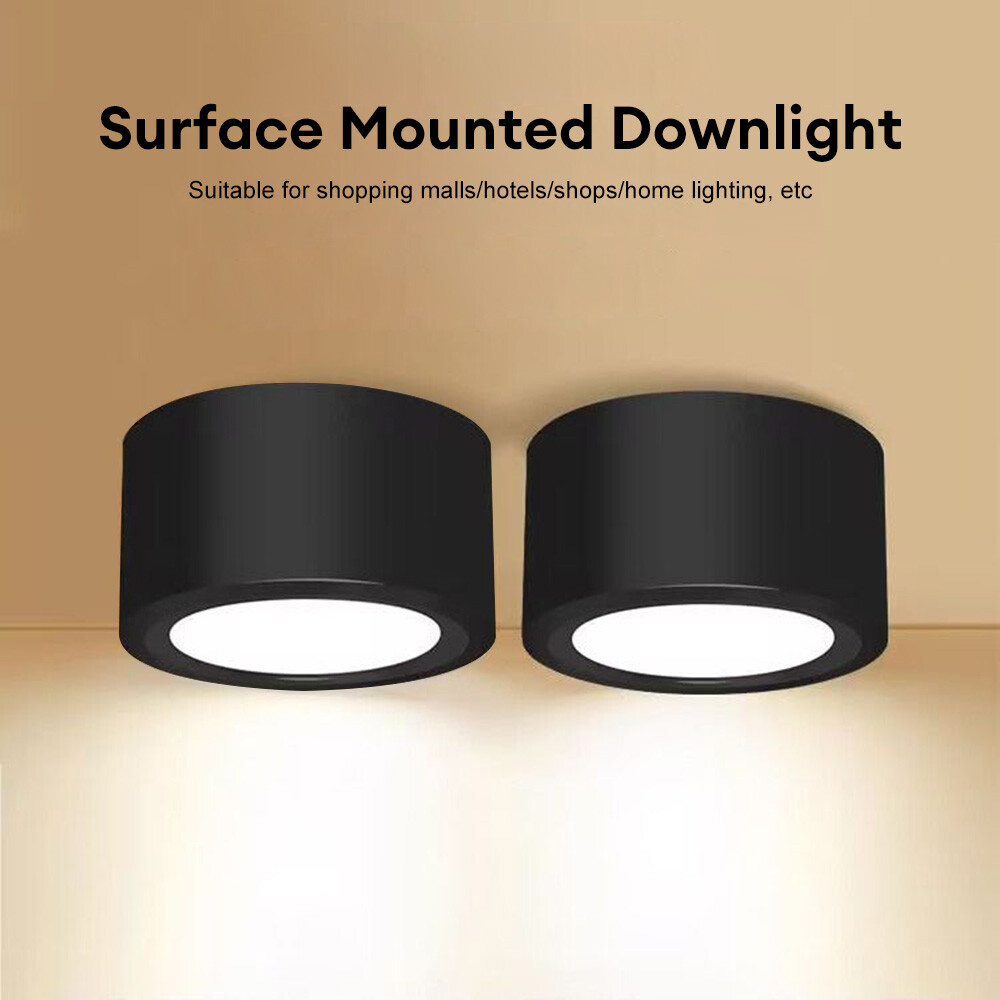 12W 220V LED Ceiling Light Modern Surface Mounted Panel Downlight ...