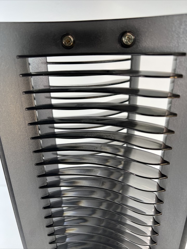 Atlantic CD Compact Disc Tower Storage Holds 25 CDs Black Plastic and ...