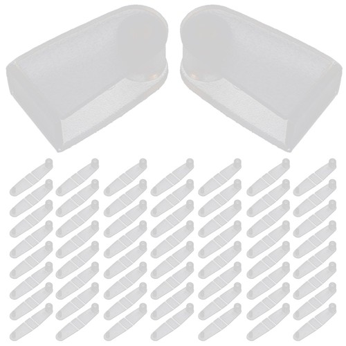 100 Pcs Key Chain Clip Hanging Clips Plastic Clasps Folding Keychain | eBay