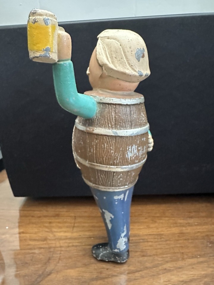 VINTAGE 1950'S BLATZ BEER BARREL MAN CAST METAL PART OF SIGN CLOCK | eBay