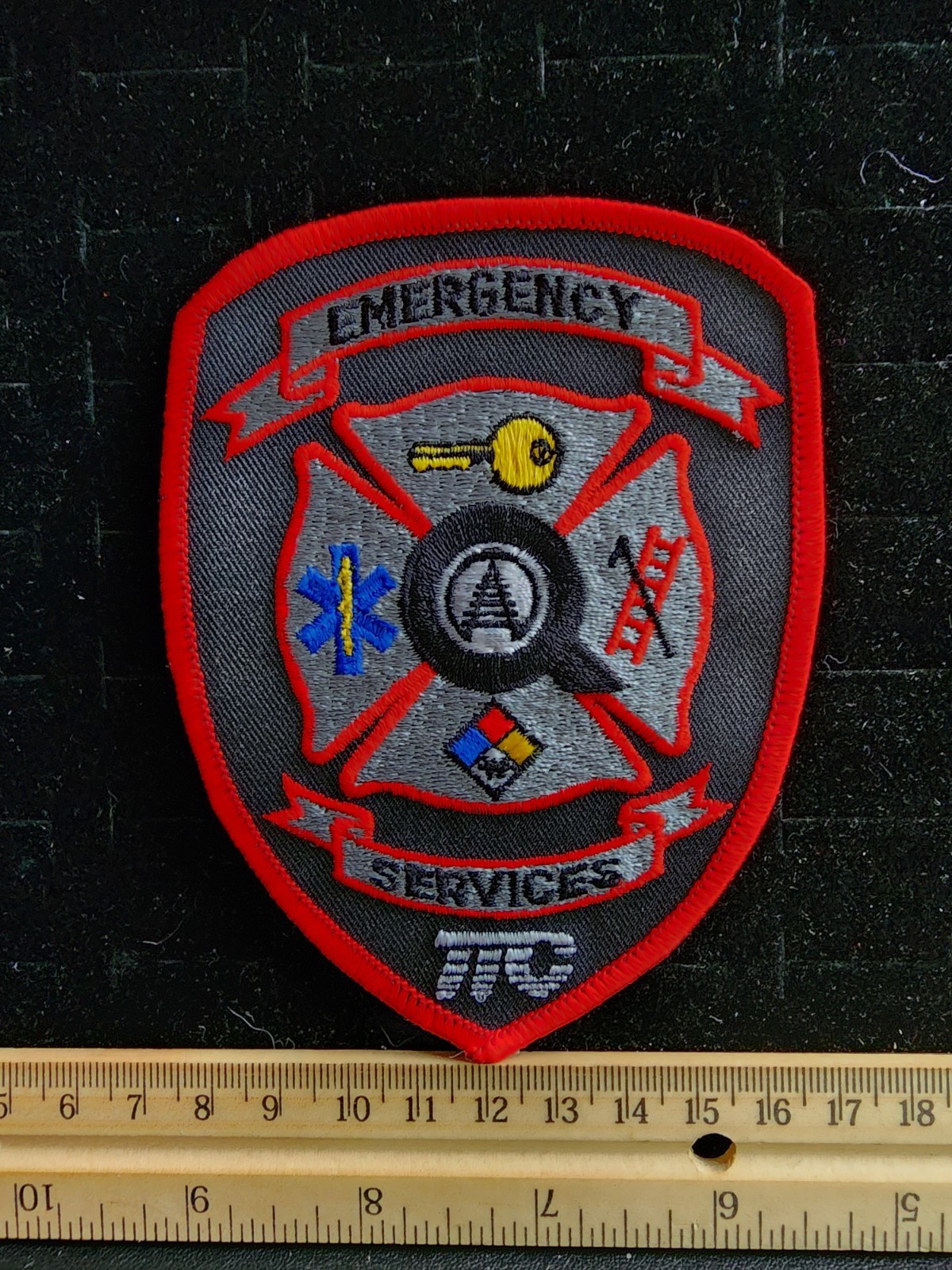 Vintage Fire Department Patch Generic Unbranded No Location Emergency ...