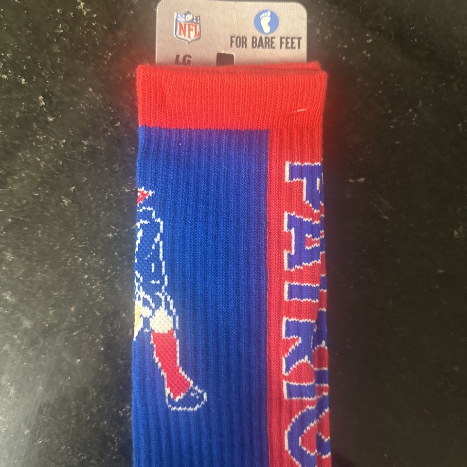 New England Patriots NFL Men's For Bare Feet Socks-SZ L 10-13 | eBay
