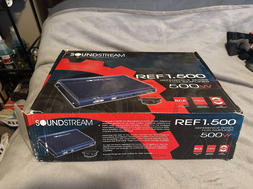SoundStream Reference REF1.500 - Monoblock 500 Watt RMS Amplifier - Old ...