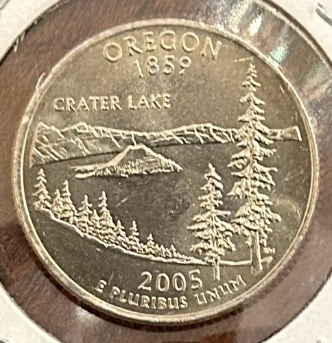 2005 P: Oregon, State Quarter from mint set. On 1. 1/2 x 1. 1/2. | eBay