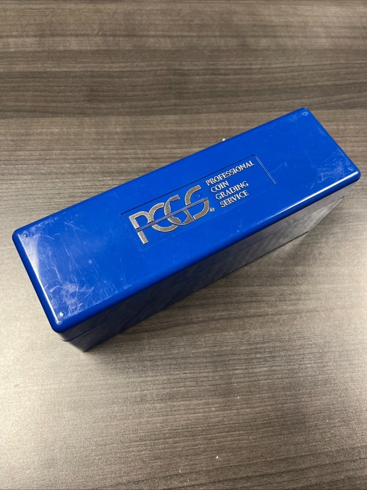 PCGS HOLDER BOX BULK ORDER-HOLDS 20 SLABBED PCGS GRADED COINS COLOR ...