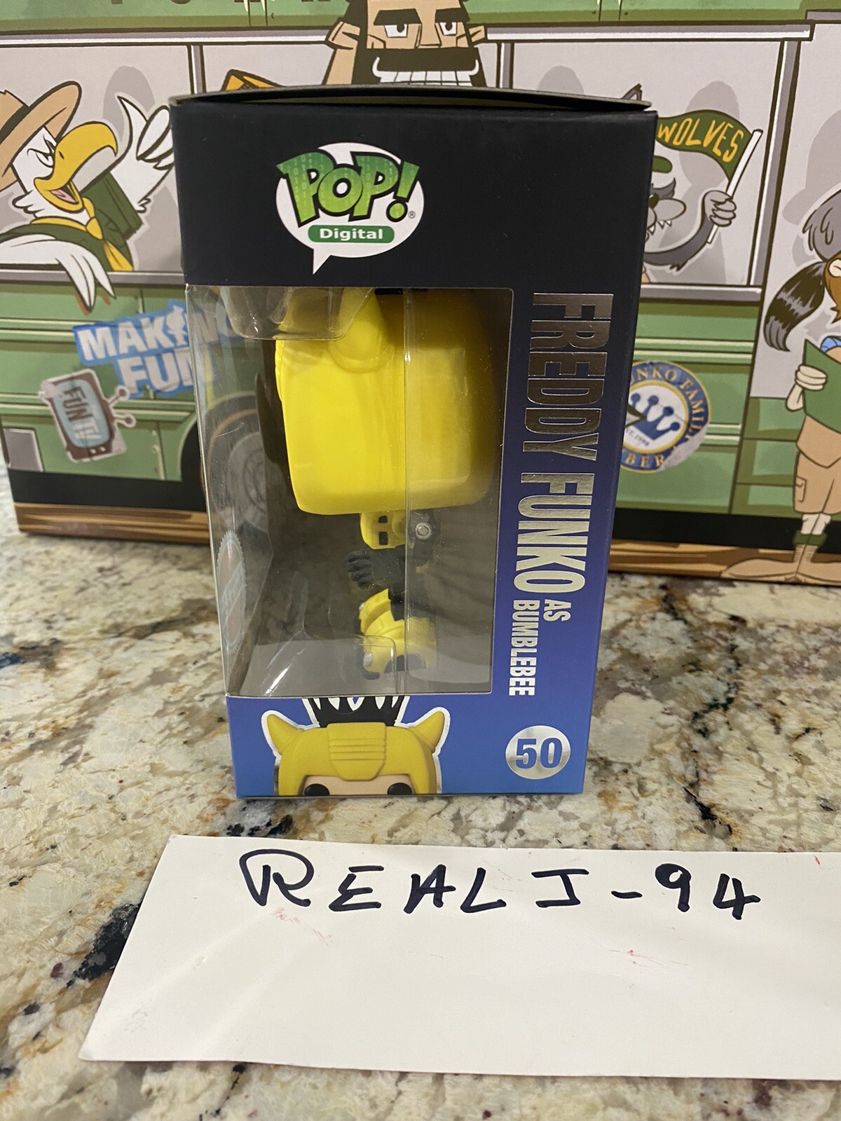 Funko NFT Pop! Vinyl: Transformers - Freddy Funko as Bumblebee (Digital ...