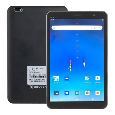 Cellution IRIS Tablet 8.0" Android 11 - 32GB Storage - Bluetooth - NEW ...