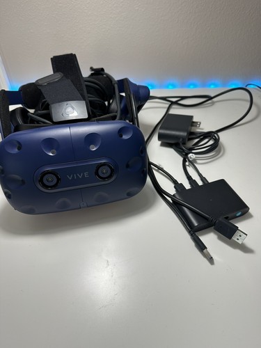 HTC Vive Pro HMD OLED Virtual Reality VR Headset Only - With Cables ...