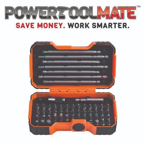 Bahco 59S54BC 59/S54BC Colour Coded Screwdriver Bit Set And Holder 54 ...