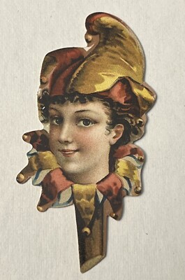 Vintage 1880’s Kinney Bros Novelties Cigarettes Trade Card Girl Jester ...