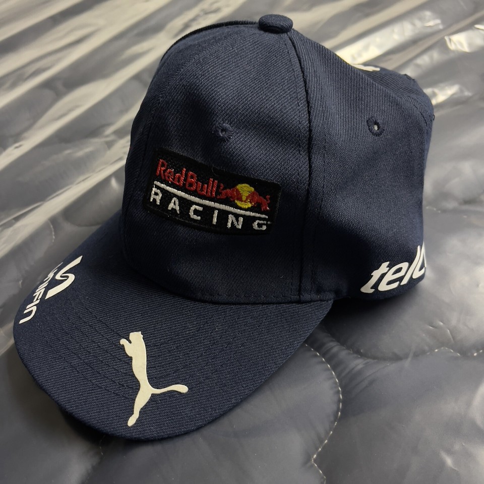 Red Bull Racing Hat Cap F1 Puma #11 Sergio Perez Blue Snapback Banorte ...
