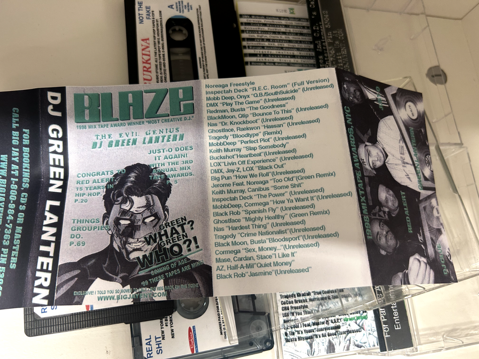 3X DJ GREEN LANTERN HIP HOP 90s NYC RAP MIXTAPE CASSETTE TAPE LOT | eBay
