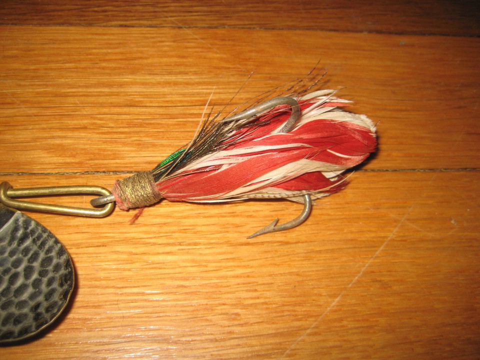 Vintage W. T. J. Lowe Double Blade Muskie Spinner Fancy Hook NY Bait ...