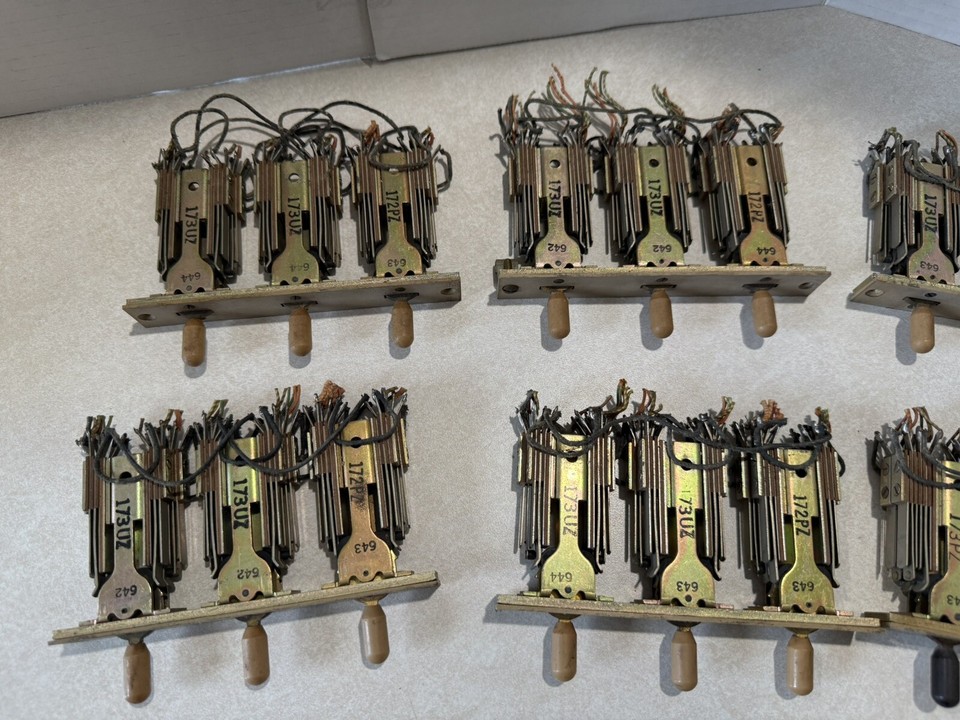 Lot of 8 Vintage Toggle Switches 3 per unit Vintage Phone switchboard ...