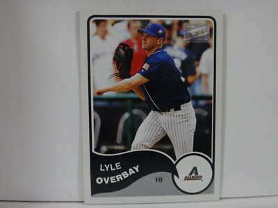 2003 Bazooka Minis Arizona Diamondbacks Baseball Card #49 Lyle Overbay ...