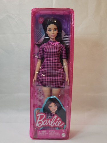 Barbie Fashionistas #188 Doll MATTEL Curvy Brunette, Dress, Love ...