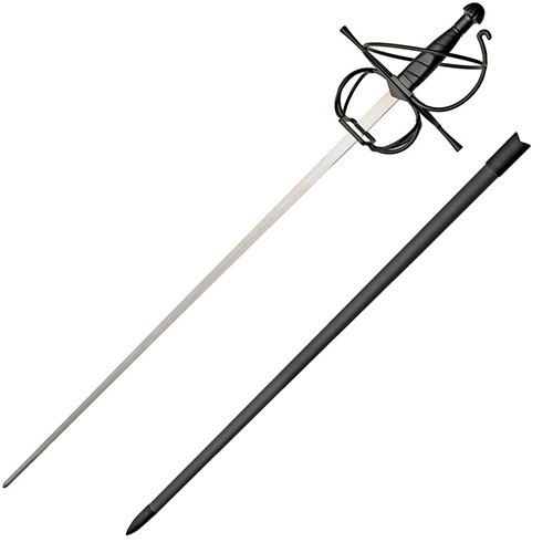 Rite Edge Black Sea Rapier Sword 36.5" Stainless Steel Blade Wire ...