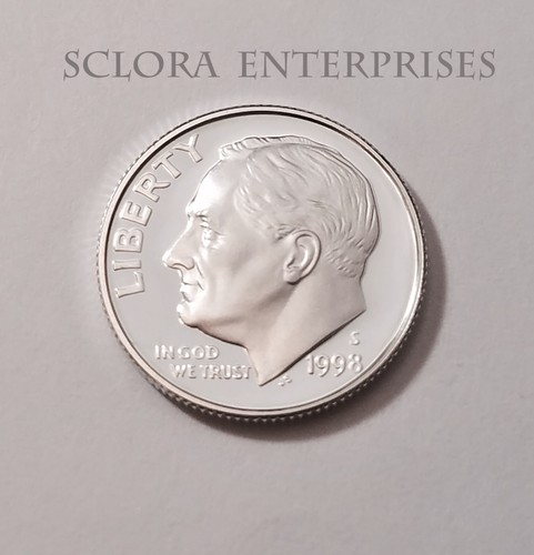 1998 S ROOSEVELT *CLAD PROOF* DIME **FREE SHIPPING** | eBay