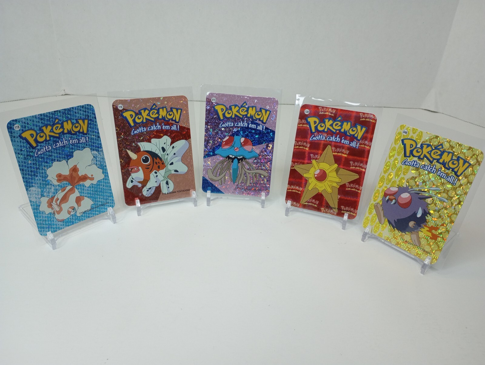 Pokemon - Japanese Vending Prism - Pocket Monster Stickers - Lot of 5 ...