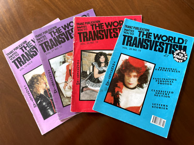 The World of Transvestism Vintage Magazine. 4 issues Featuring Colour ...