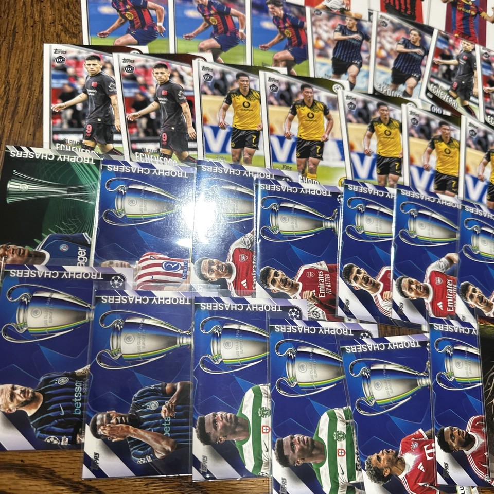 2025-26 Topps UEFA Flagship LOT (43) Rookies! Inserts! | eBay