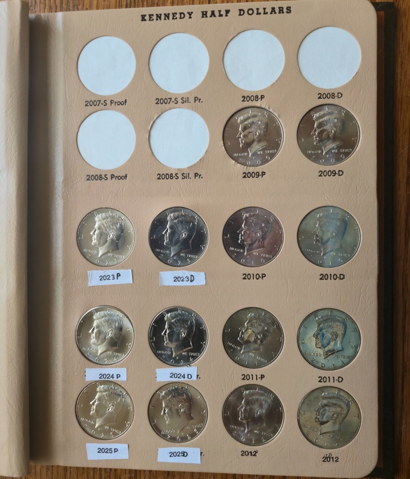 STUNNING BU KENNEDY HALF DOLLAR COLLECTION 1964-2025P&D! 47 PROOF! | eBay