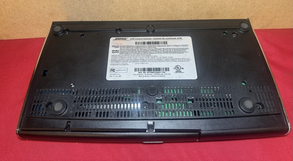 BOSE AVM CONTROL CONSOLE VIDEOWAVE MULTIMEDIA CENTER POWER ADAPTER AND ...