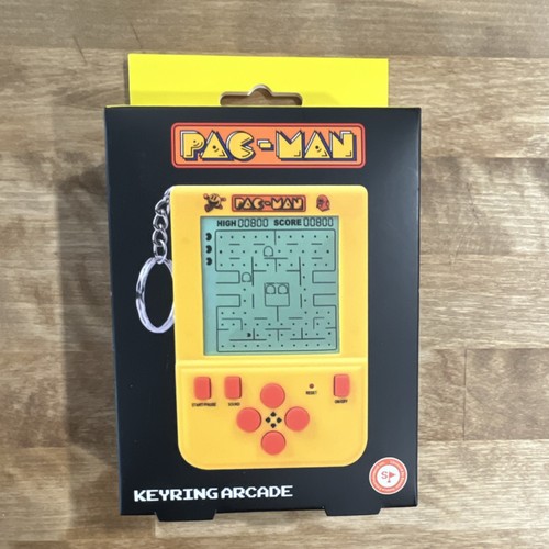 Pac-Man LCD Arcade Game Keychain with 4-Directional Controls & Original ...