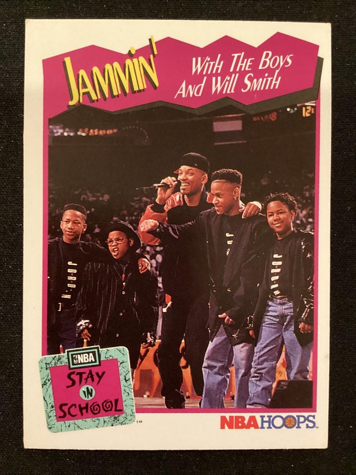 1991-92 NBA Hoops Jammin’ with Will Smith Fresh Prince #325 & #326 | eBay