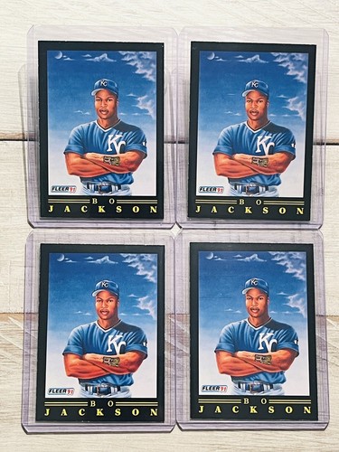1991 Fleer Pro-Visions (4) Bo Jackson “Bionic Bo” Insert #5 Of 12🔥 ...