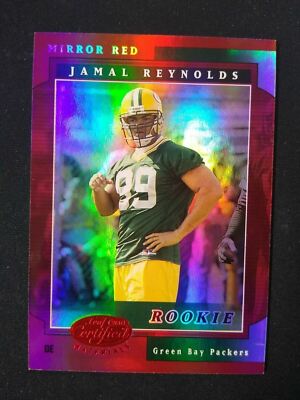 2001 Certified JAMAL REYNOLDS RC 45/75 Mirror Red Green Bay Packers ...