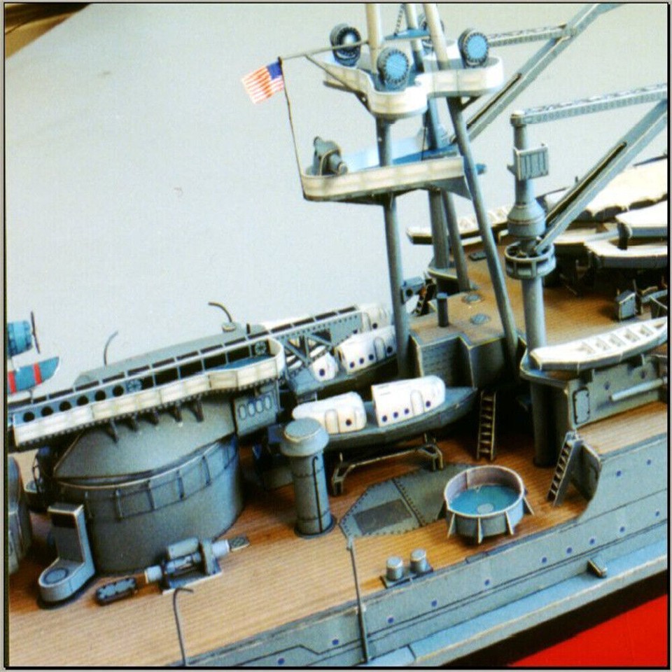 1/250 Diecast US NAVY USS Arizona BB-39 Battleship Paper Model Ship ...