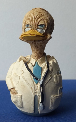 Cavalcade Eggbert and Friends Doctor 'Ducktor' Figure By Malcolm Bowmer ...