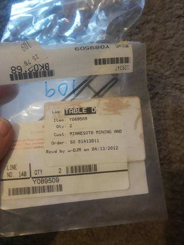 Neuf Lot De 2 SMC Choc Koganei Joint D’Étanchéité Humphries Solénoïde # ...