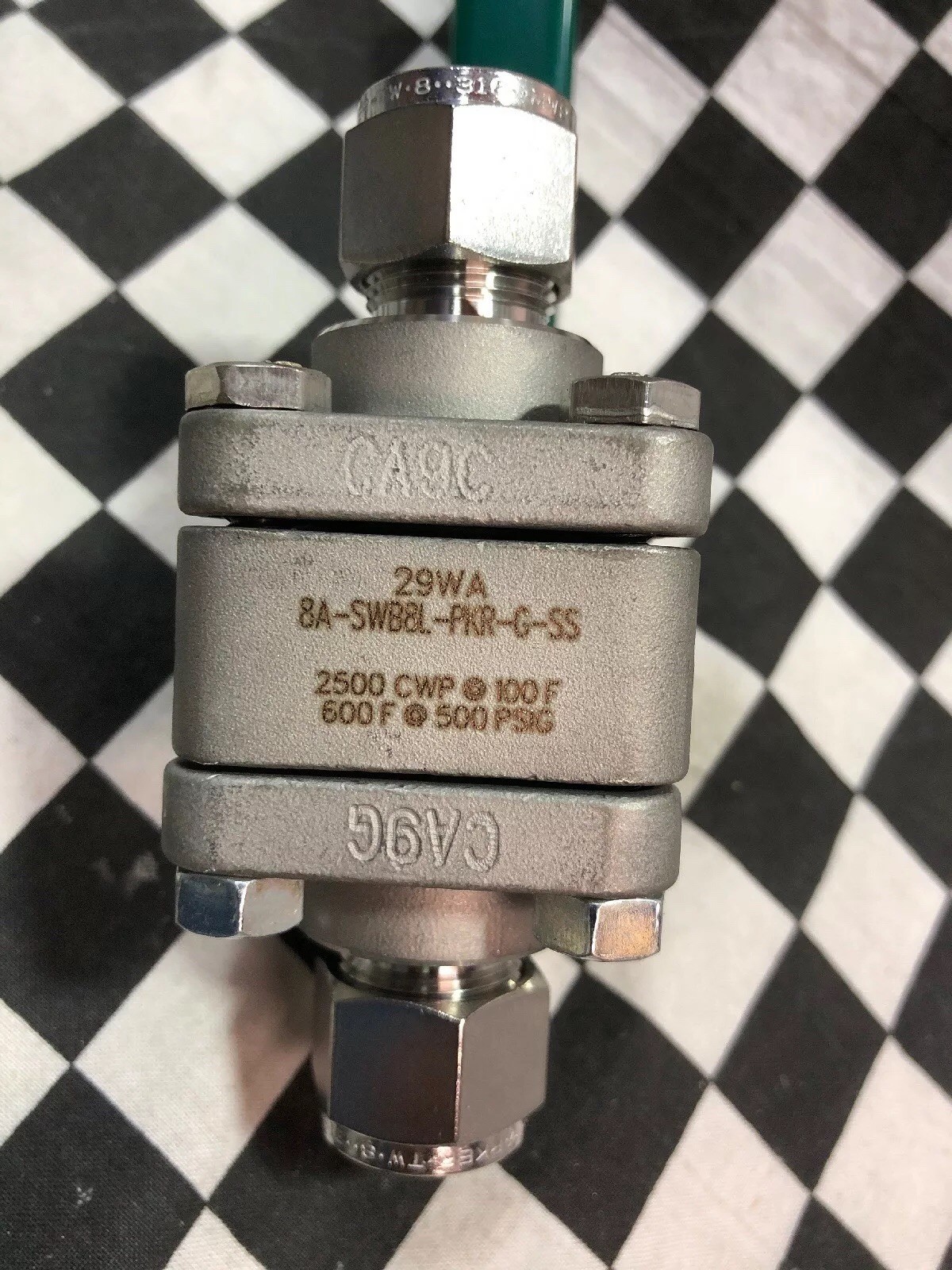 PARKER 8A-SWB8L-PKR-G-SS, 8ASWB8LPKRGSS, Ball Valve 1/2", SHIPSAMEDAY# ...