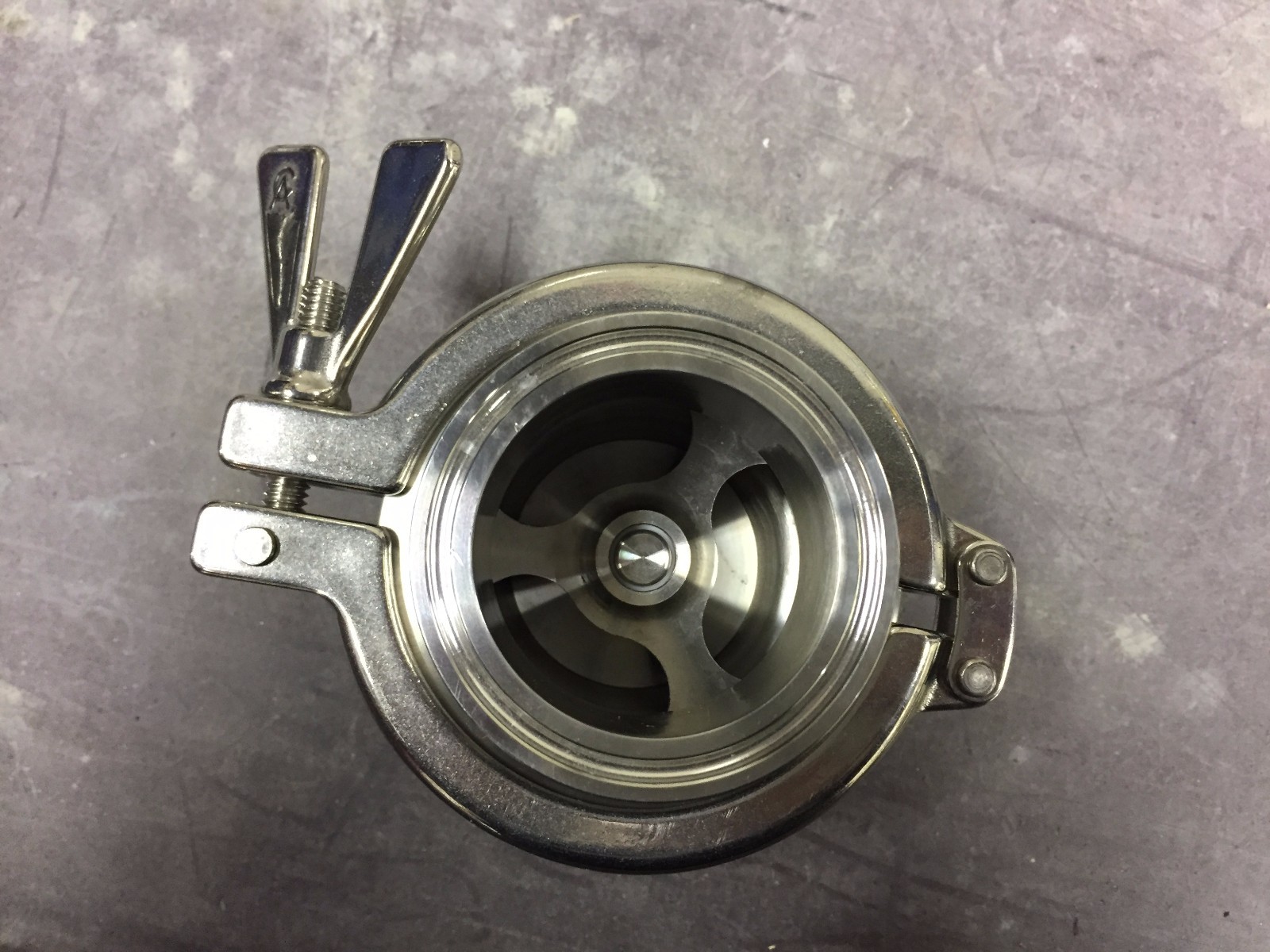 2" Lumaco Sanitary Spring Check Valve, Viton, 316LSS, NEW, READY TO ...