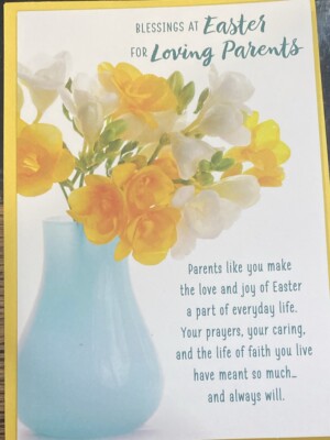 Blessings At Easter For Loving Parents Religious Happy Easter Greeting ...