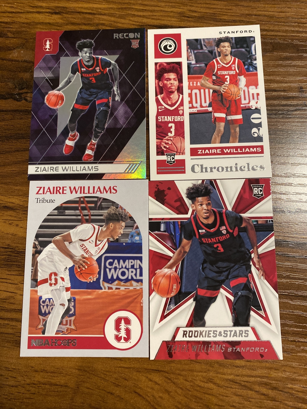 Lot Of (4) Zaire Williams 2021-22 Panini Chronicles Draft Rookie Recon ...