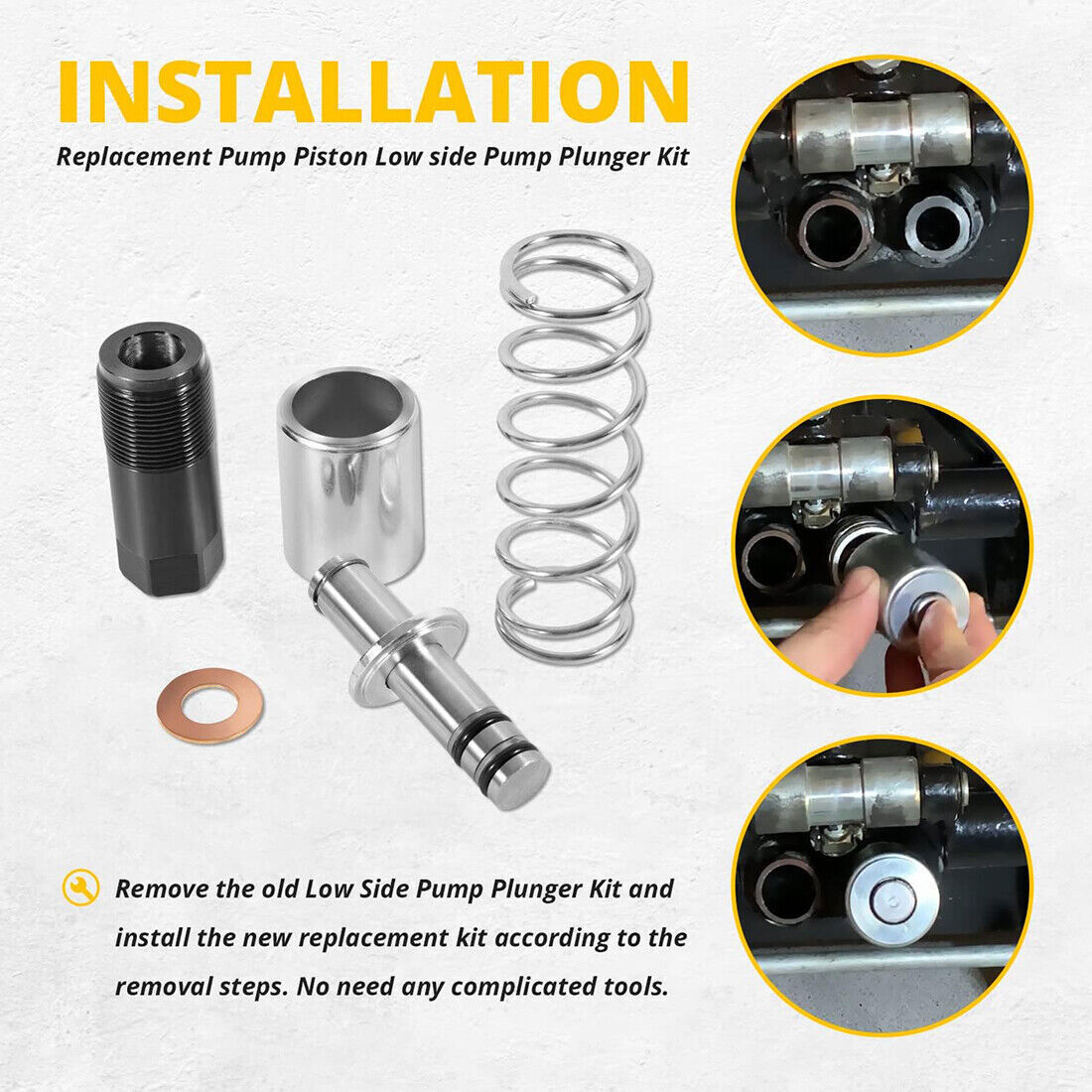 5Pcs Pump Piston Replacement Kit For Harbor Freight 3 ton & 3 1/4 ton ...