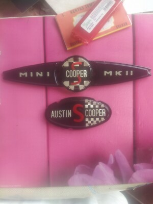 austin morris mini cooper S badge logo mk2 part rare item | eBay UK